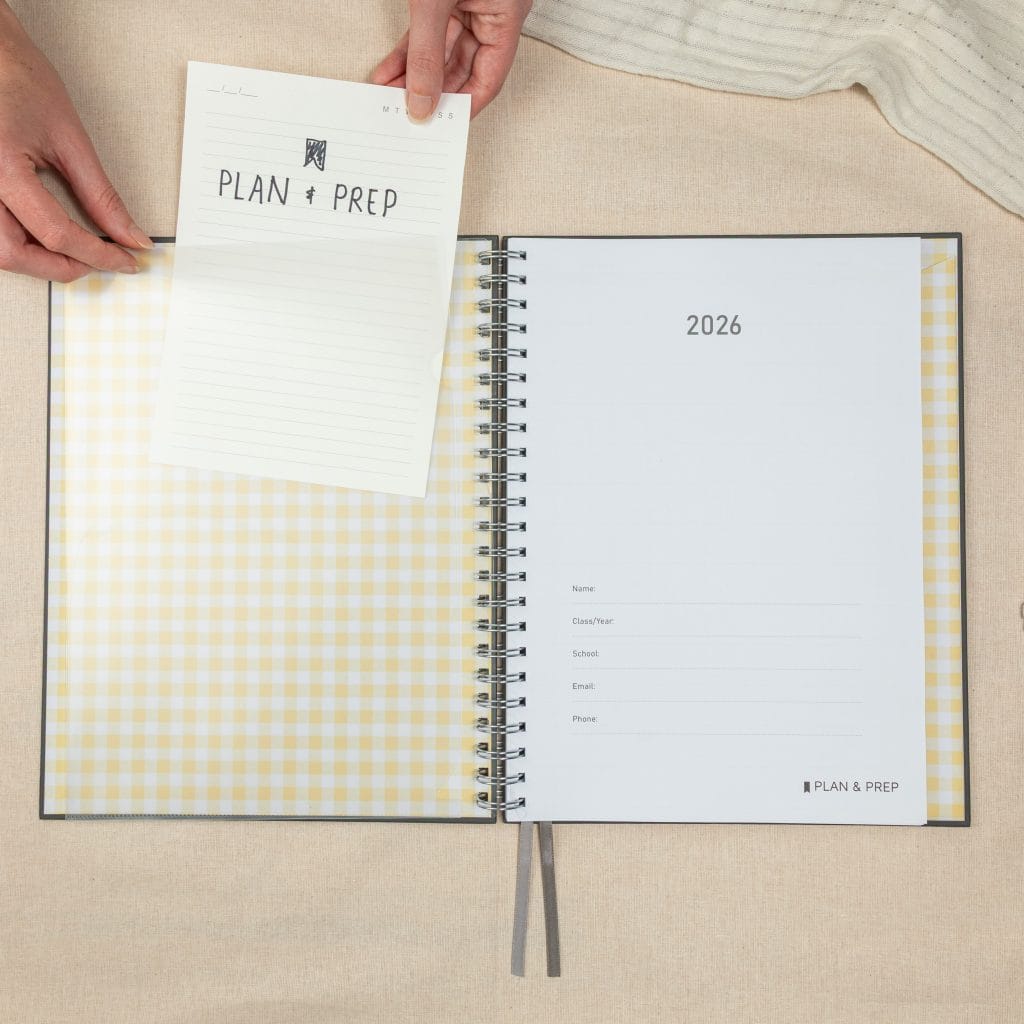 A4 Blue Santorini | Slim Teacher Planner 2026 - PLAN & PREP